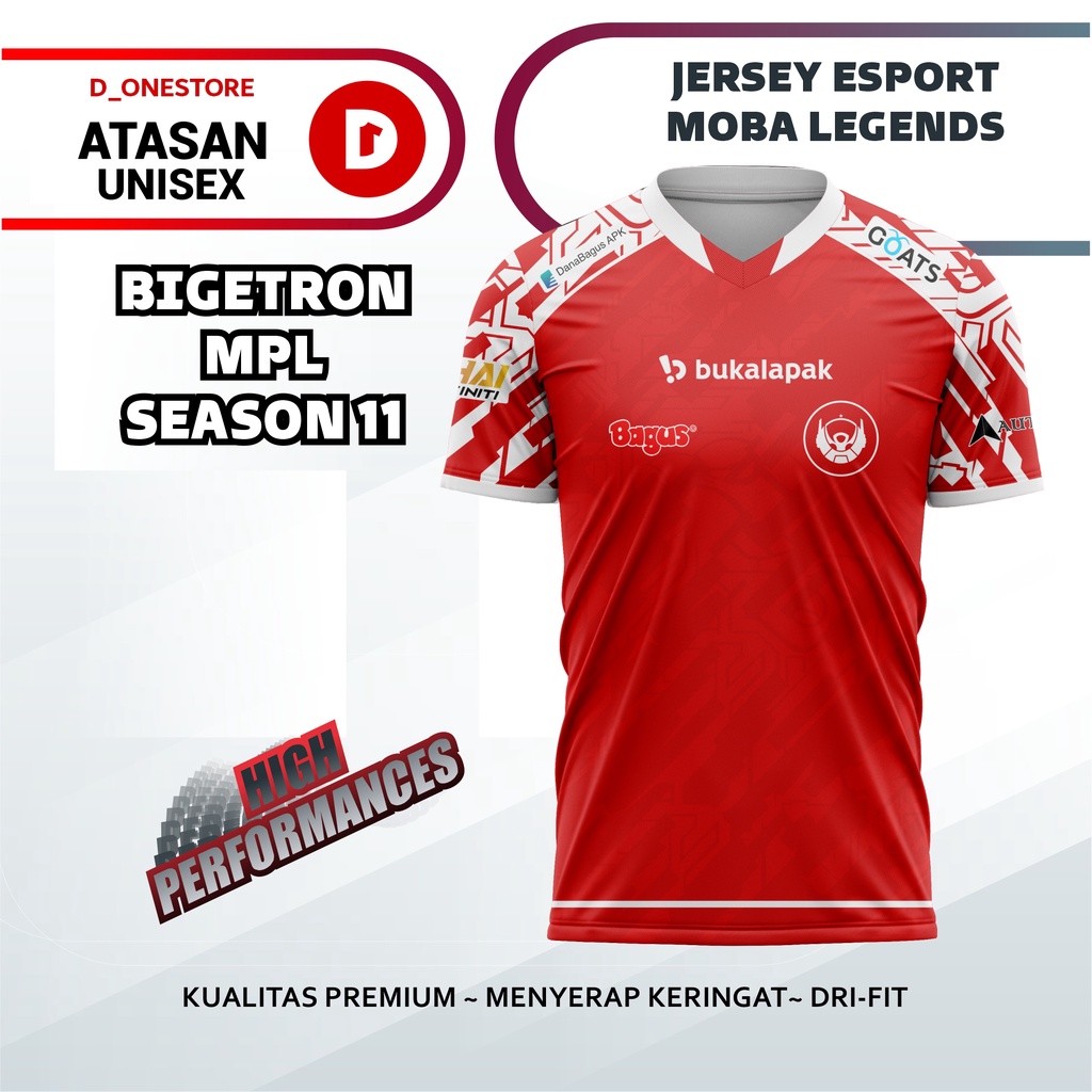 Jual JERSEY BIGETRON ALPHA MPL S 11 2023 Free Nickname | Shopee Indonesia
