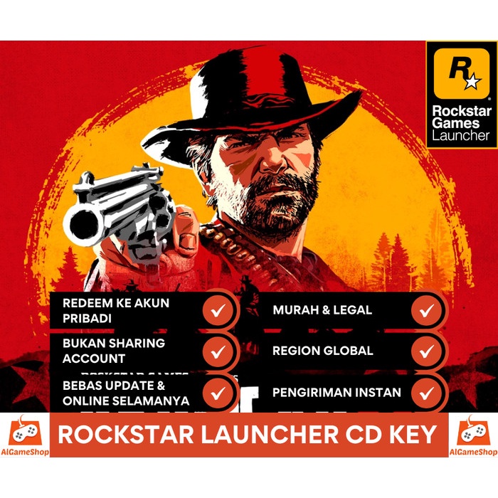Jual Red Dead Redemption 2 Original PC Games Rockstar Launcher | Shopee ...