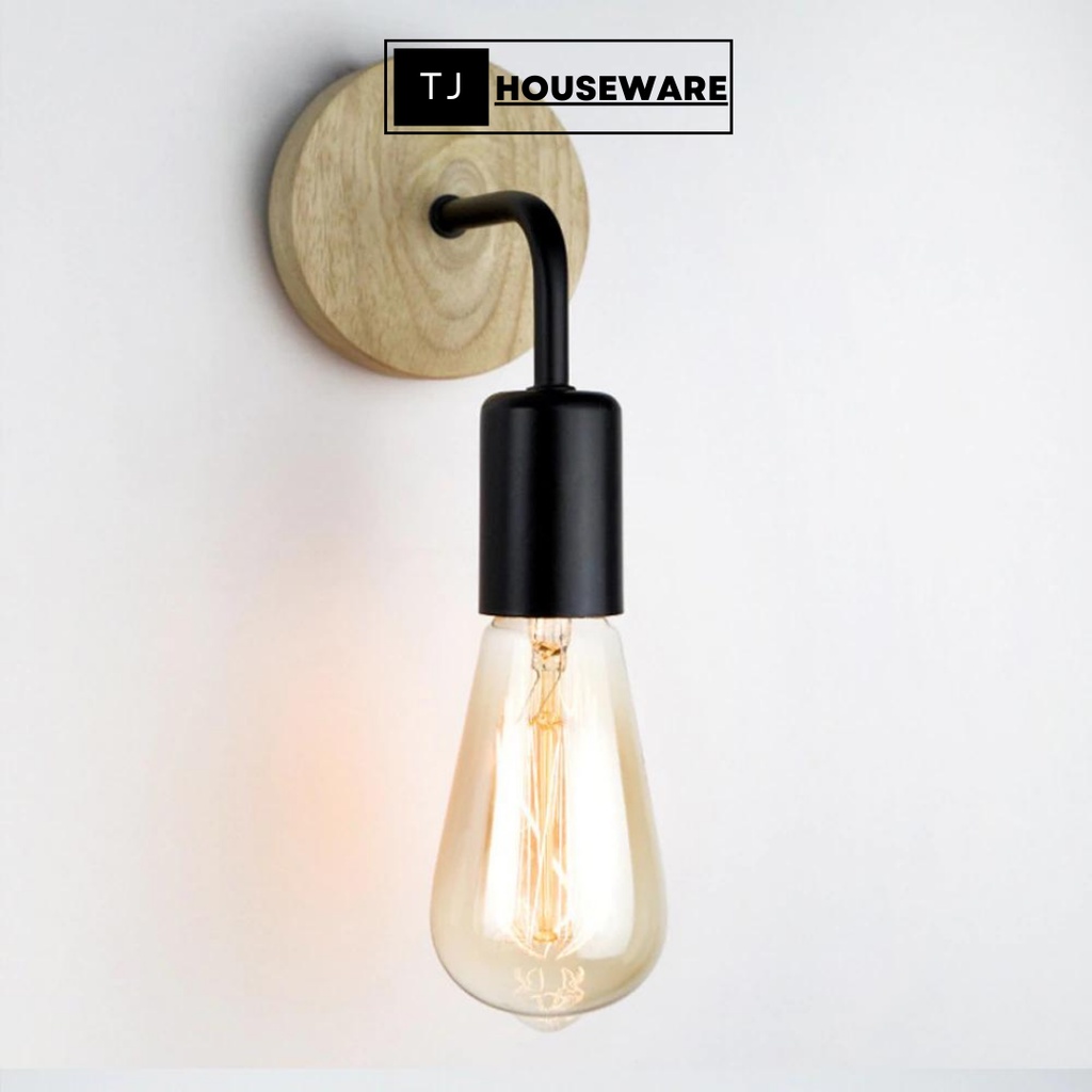 Jual Fitting Lampu Tembok Tempel Dinding Minimalis Model Nordic Retro ...