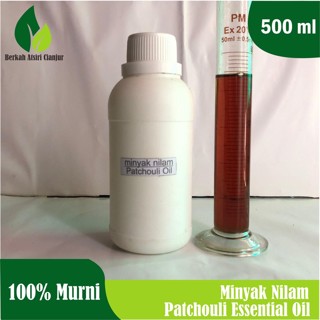 Jual 500ml minyak atsiri nilam / patchouli pure essential oil ...