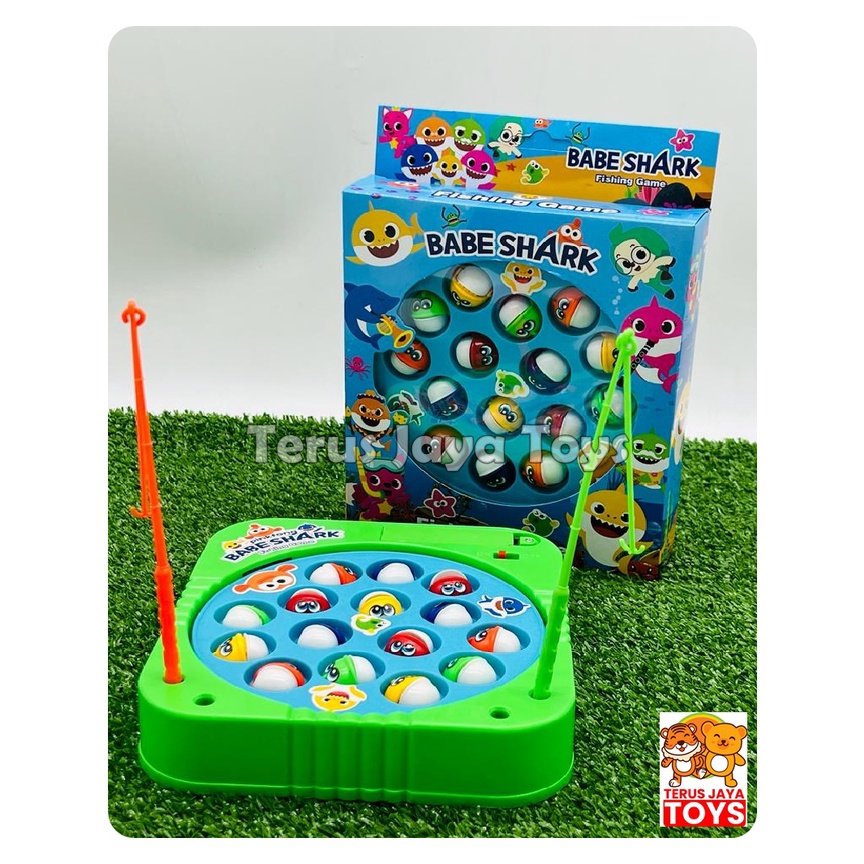 Jual Terusjayatoys mainan pancingan 2 kolam fishing game set pancing ...