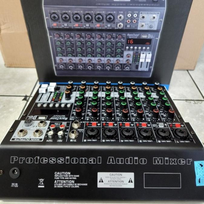 Jual mixer audio baretone max force8 force 8 8CH force4 4soundcard ...