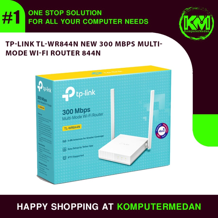 Jual TP-Link TL-WR844N New 300 Mbps Multi-Mode Wi-Fi Router 844n ...