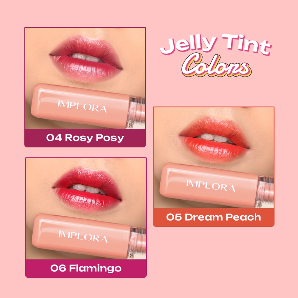 Jual IMPLORA Jelly Tint / Lip Tint Implora / Implora LIptint | Shopee ...
