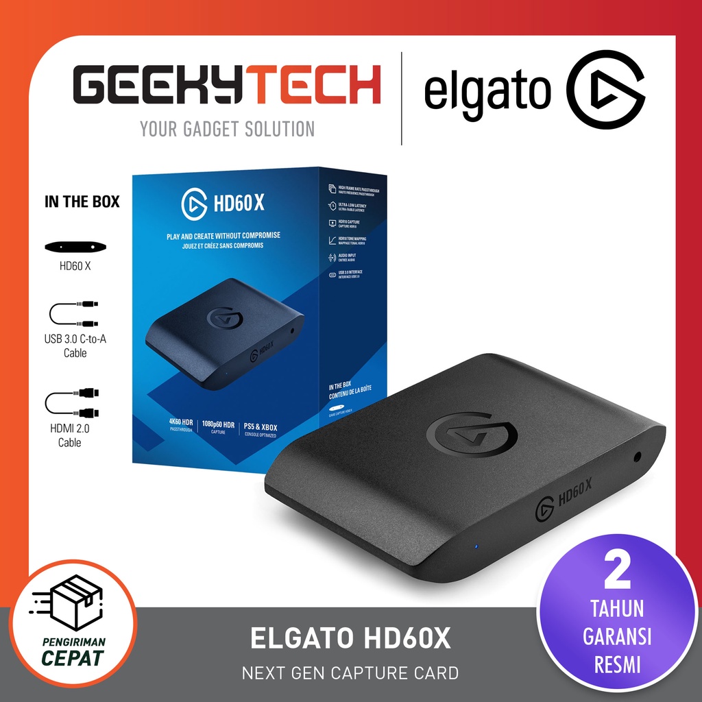 Jual Elgato HD60X / HD 60 X 4K Game Capture Card | Shopee Indonesia