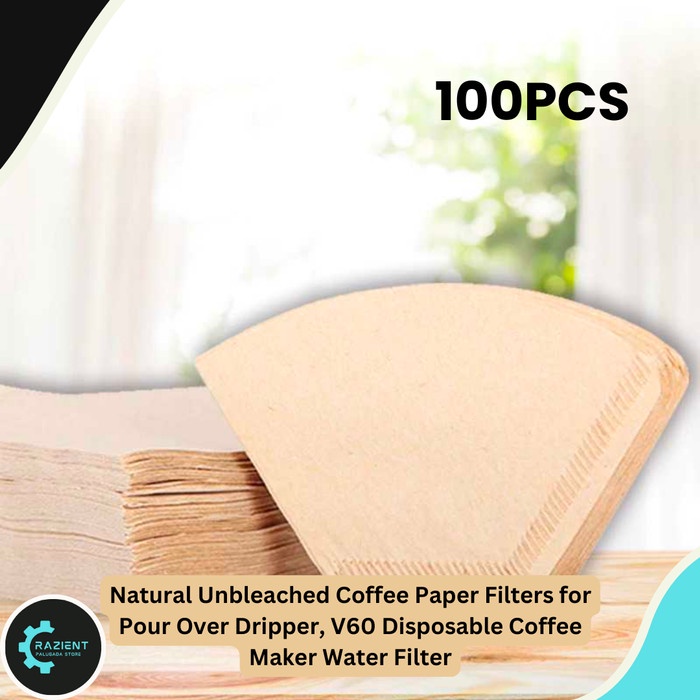 Jual :=:=:=:=] Kertas Saring Kopi Natural V60 Flat Bottom Coffee Paper ...
