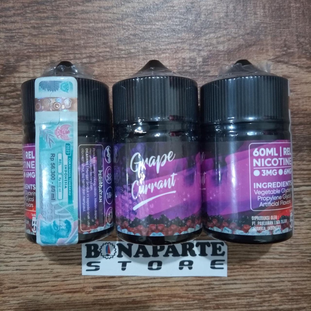 Jual LIQUID GRAPE CURRANT 60ML BY HERO57 3MG CUKAI 2023 | Shopee Indonesia