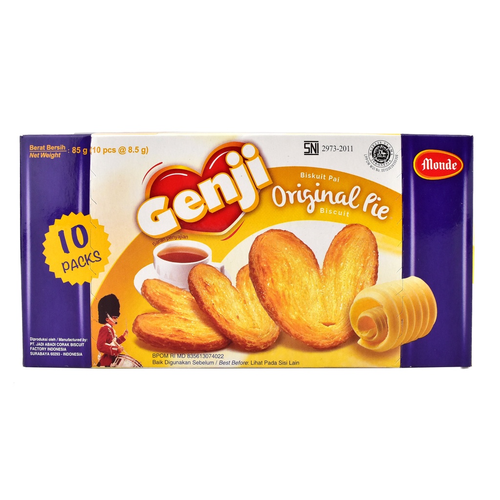 Jual BISKUIT MONDE GENJI PIE BOX 85 GR | Shopee Indonesia