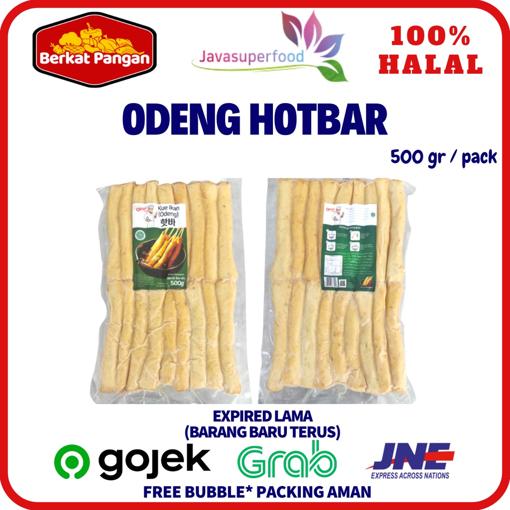 Jual Oppa Odeng Hotbar Oden Eomuk Korea Fish Cake 500g Halal | Shopee ...