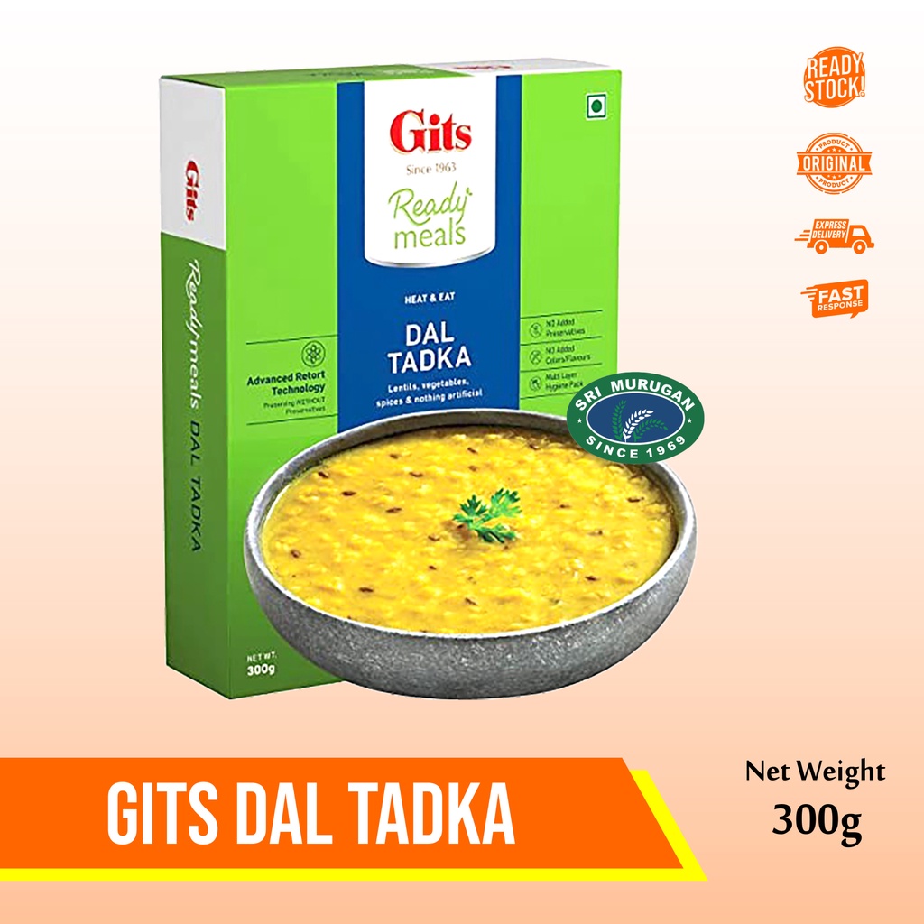 Jual GITS READY MEALS DAL TADKA 300g | Shopee Indonesia