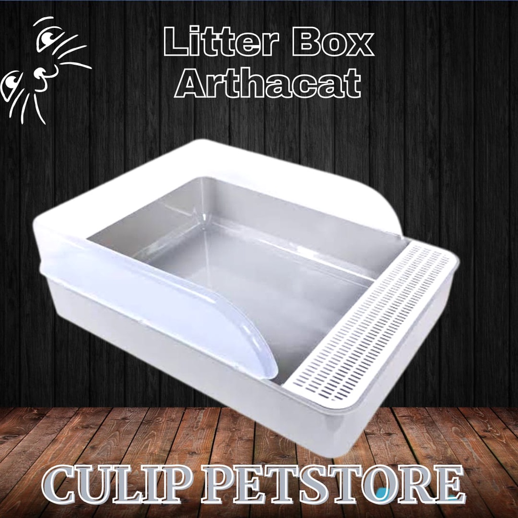 Jual Arthacat Spacious Litter Box Tempat Bak Toilet Pasir Kucing Besar ...
