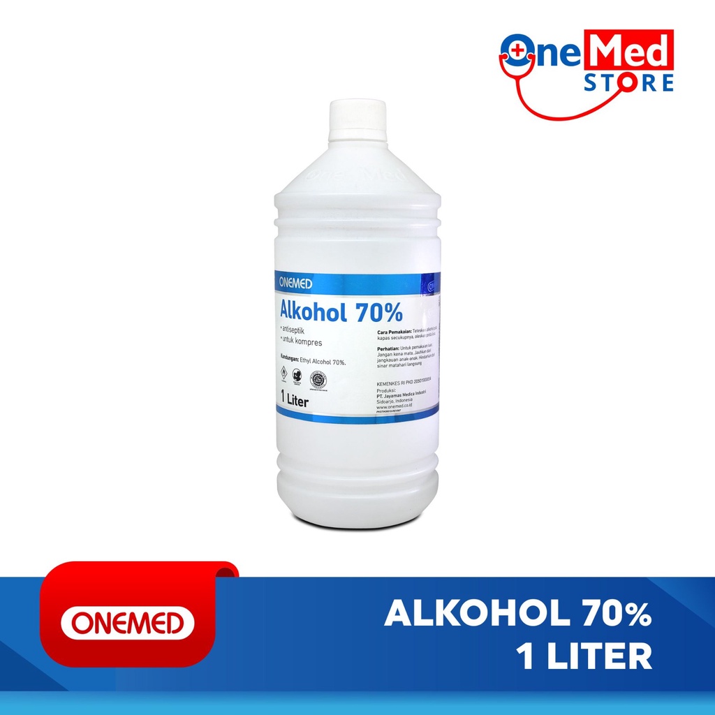Jual Onemed Alkohol 70 Persen 1 Liter | Shopee Indonesia