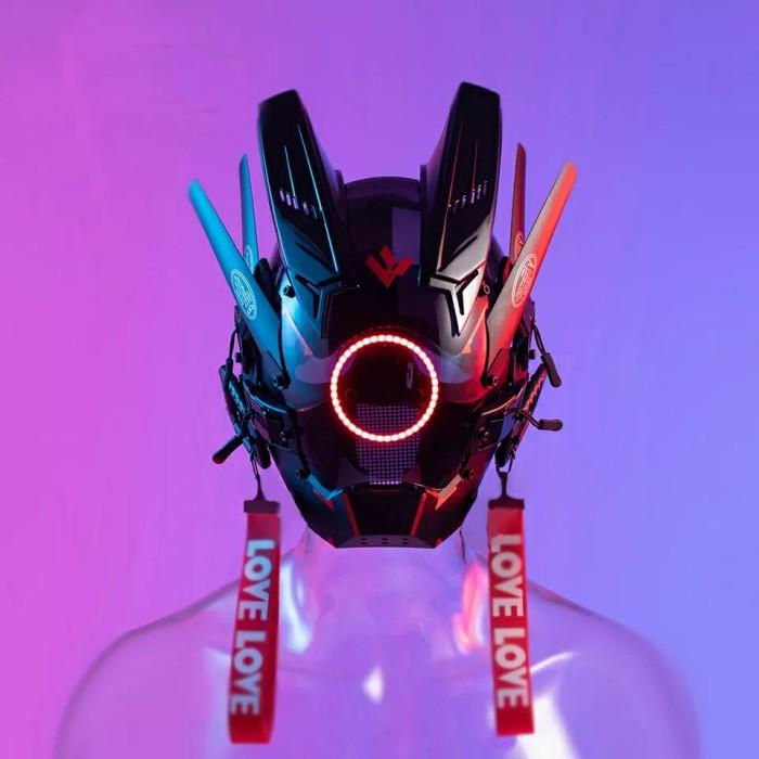 Jual Mask Helmet DIY Cyberpunk Cosplay Face Mask | Shopee Indonesia