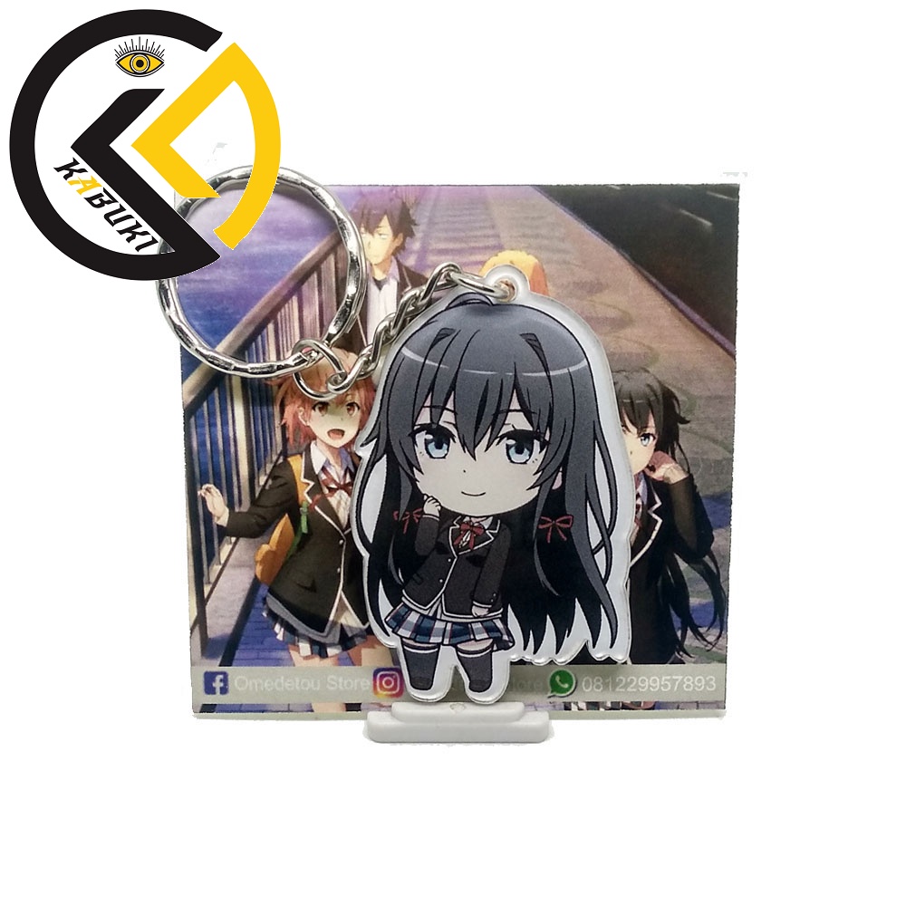 Jual KABUKI Key Chain Yukino "Yukinon" Yukinoshita - Anime My Teen ...