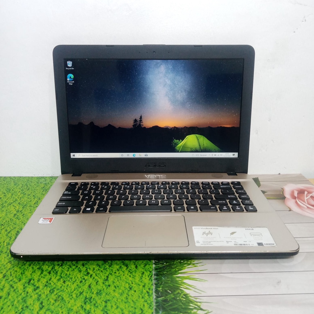 Jual Laptop Asus X441B RAM 4GB SSD HDD Layar 14" cuma 2 jutaan lancar ...