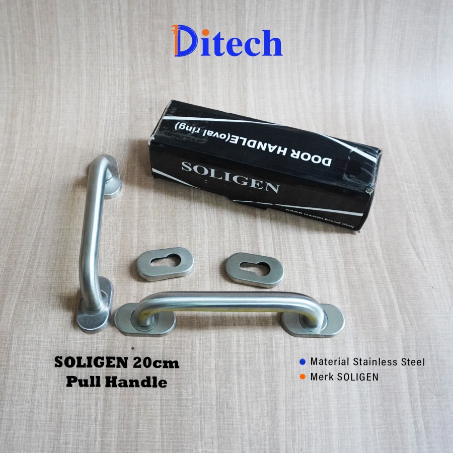 Jual SOLIGEN Handle Pintu Garasi Stainless 20cm - Pull Handle SOLIGEN ...