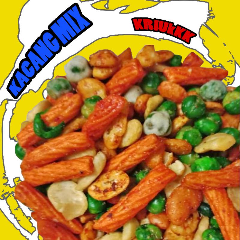 Jual Camilan Kacang Mix Kacang Campur Kacang Jaipong 1 Kg Al Food