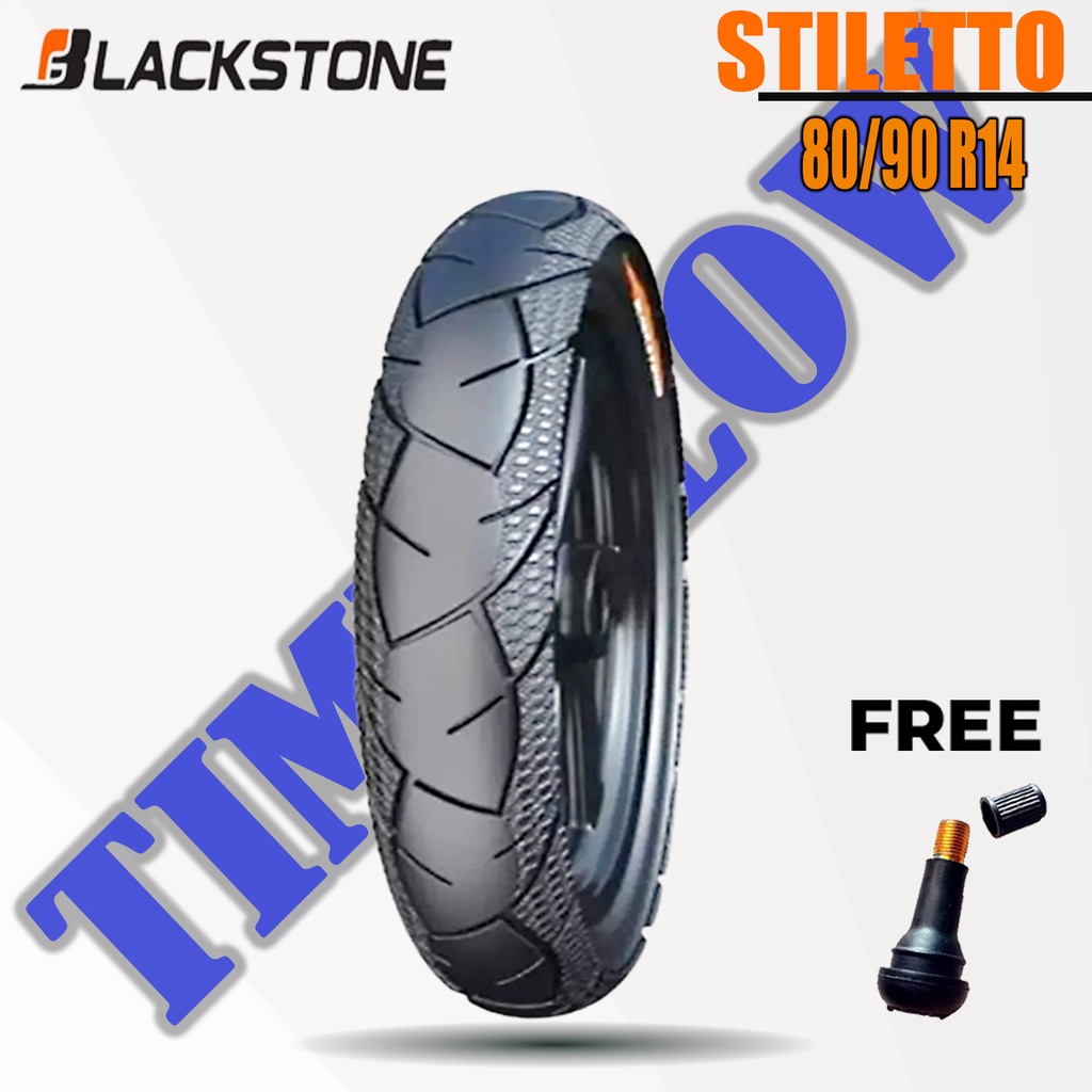 Jual Ban Motor Matic // BLACKSTONE STILETTO 80/90 Ring 14 Tubeless ...
