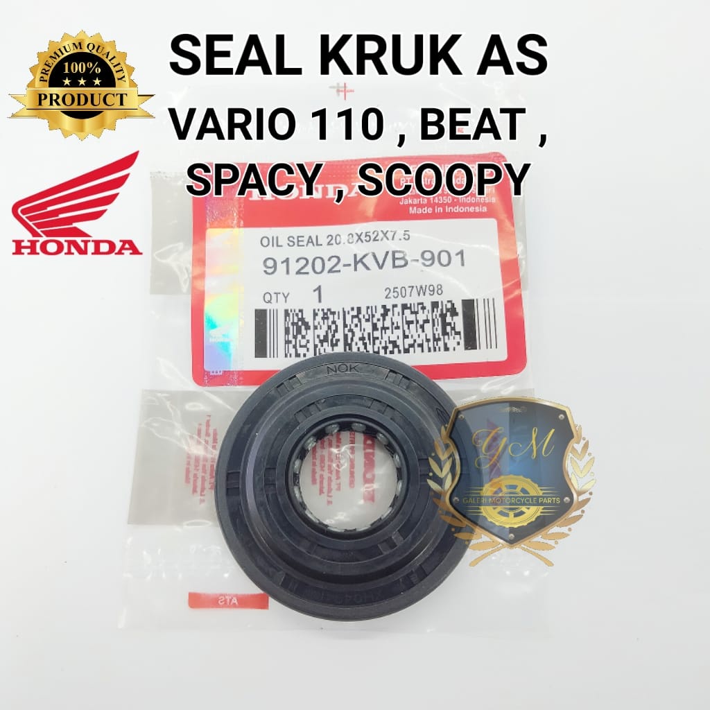 Jual ORIGINAL SEAL KRUK AS KIRI KVB ORI HONDA VARIO 11O FI KARBU BEAT FI KARBU SCOOPY FI KARBU ...