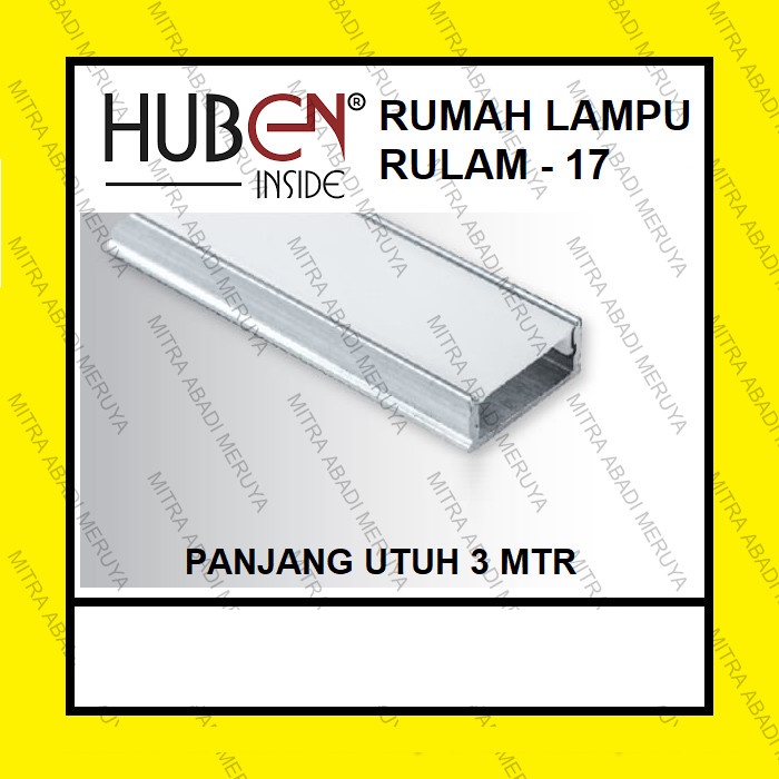 Jual Rumah Lampu HUBEN Rulam 17 List LED Strip Alumunium Aluminium ...