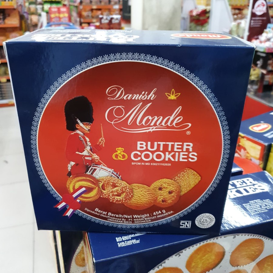 Jual ED 08.25 TIN 454GR - MONDE BIRU KALENG BULAT KECIL / BISKUIT MONDE ...