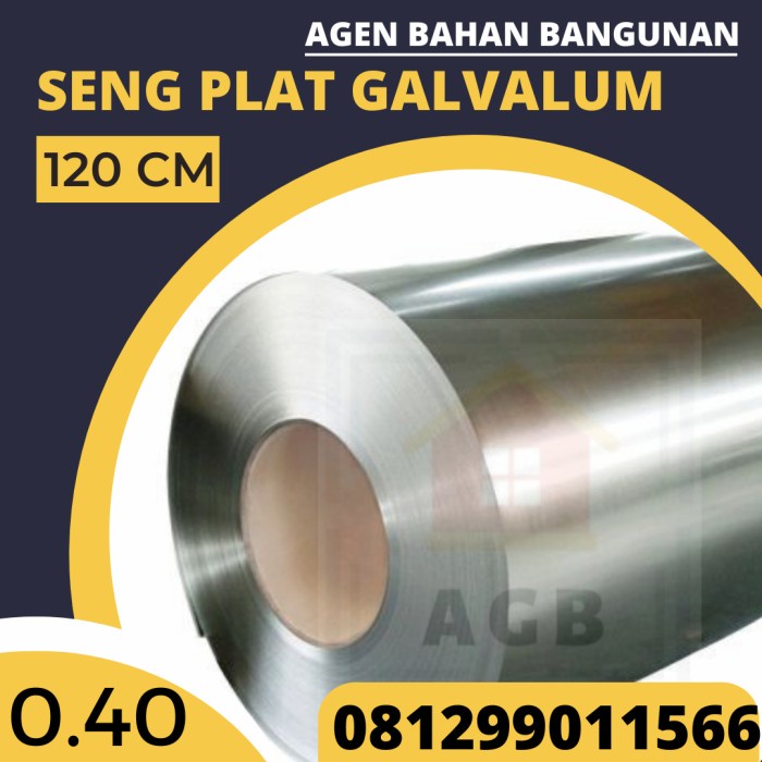 Jual Terlaris Seng Talang/Seng Plat Galvalum (0,4) 120 Cm Anti Karat (1 ...