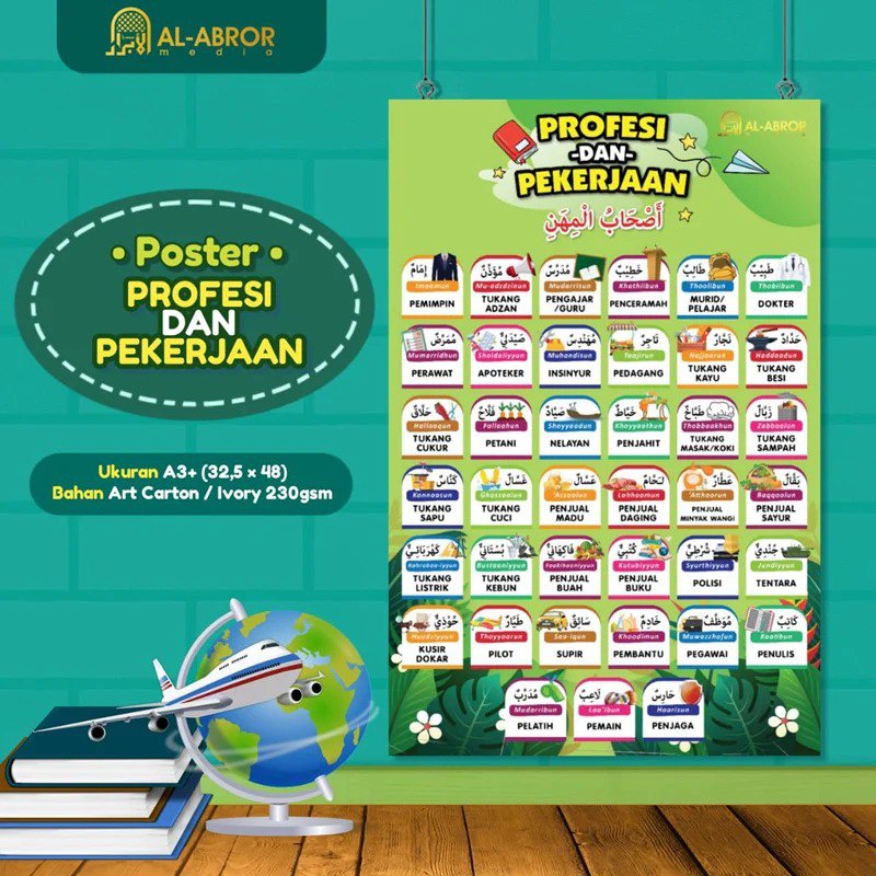 Jual POSTER PROFESI DAN PEKERJAAN (AL-ABROR MEDIA) | Shopee Indonesia
