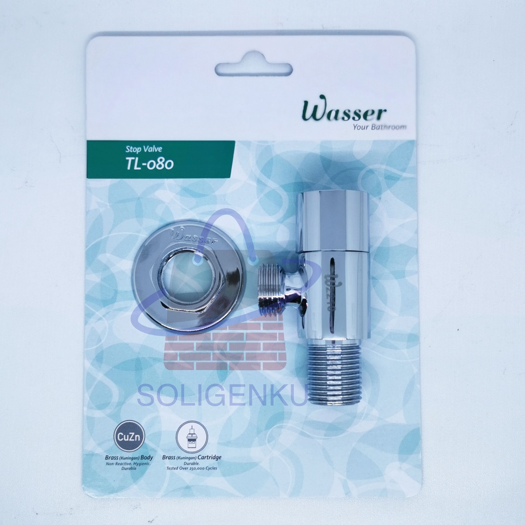 Jual Stop Kran Wasser TL 080 Keran Stop Kran Air Shower Toilet Stop ...