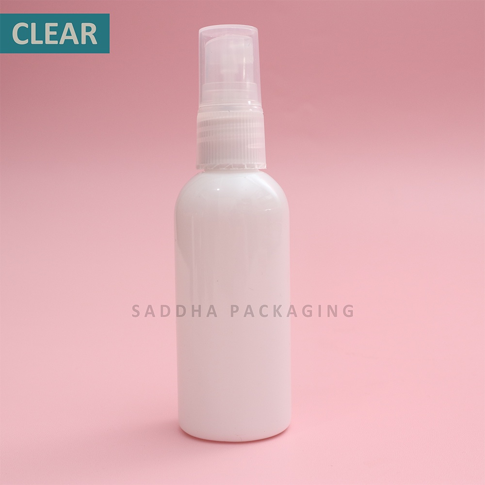 Jual Botol Spray 60ml PUTIH / Botol PET 60 ml Spray / Botol Plastik ...