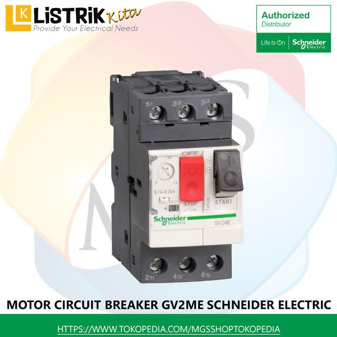 Jual SCHNEIDER ELECTRIC GV2ME MOTOR CB THERM/MAG 4-6.3A ROCKER ...