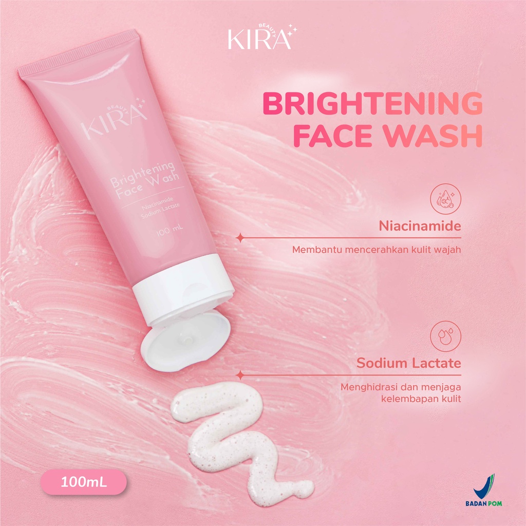 Jual Kira Beauty Brightening Face Wash | Shopee Indonesia
