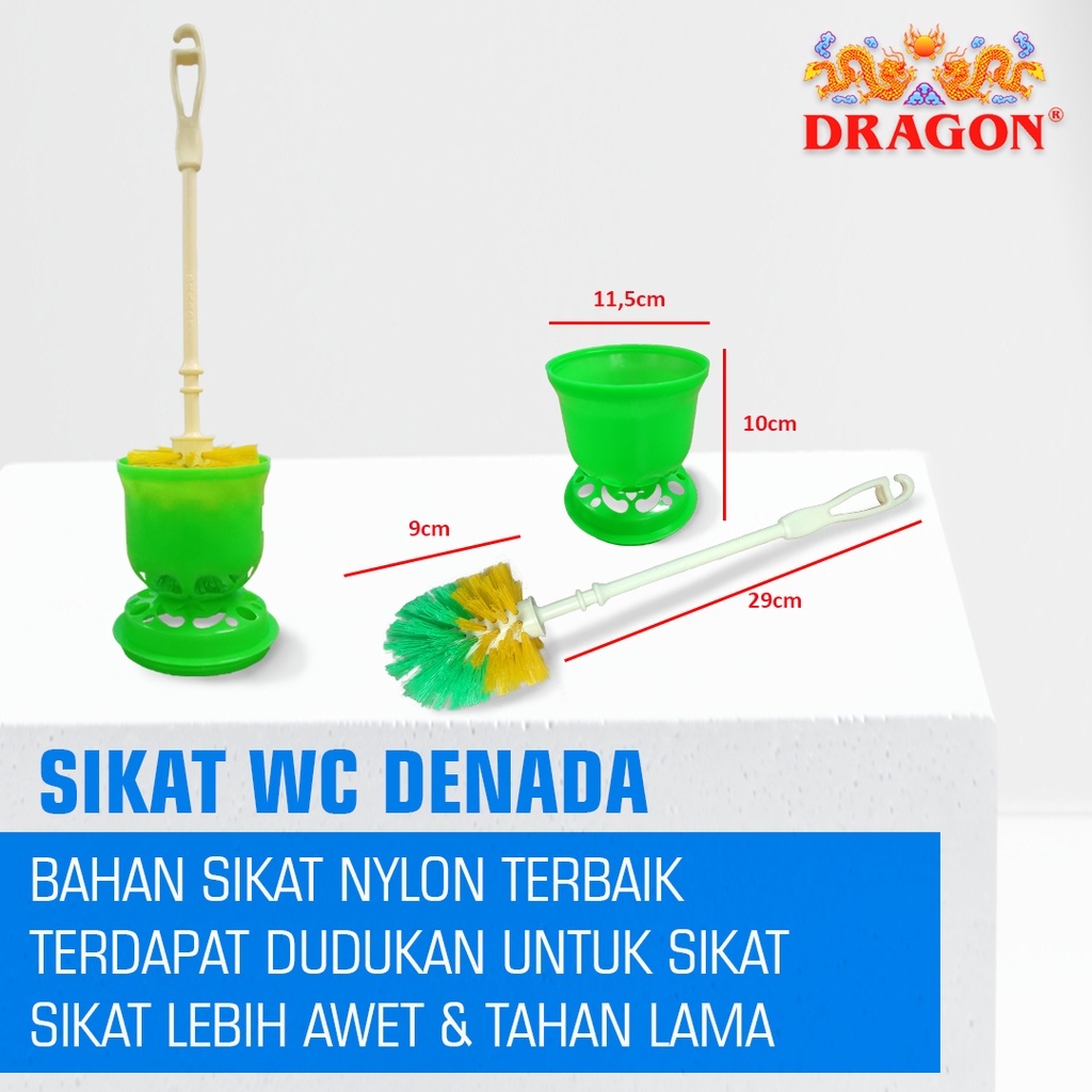 Jual SIKAT WC TOILET DRAGON / KOROK WC DRAGON /SIKAT WC DENADA / Sikat ...