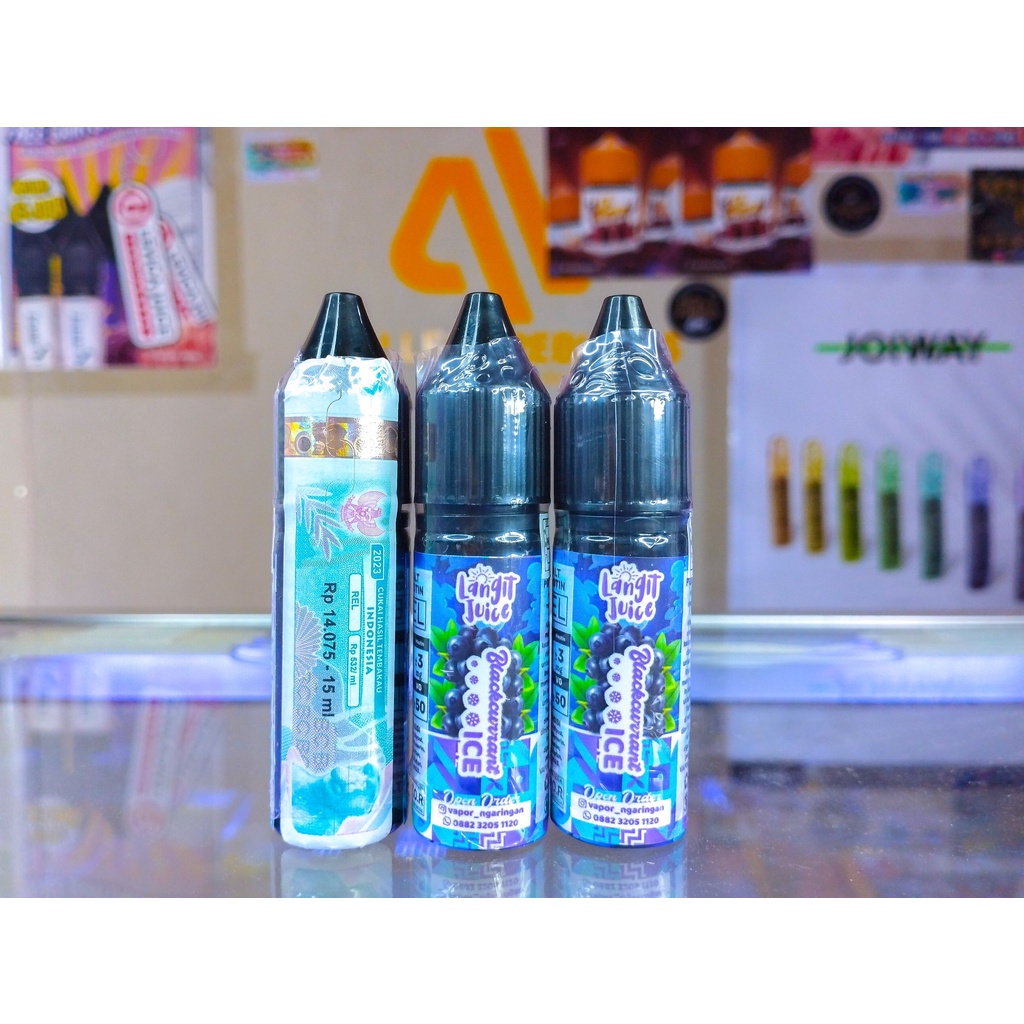 Jual Liquid freebase 15ml terbaru langit juice BLACKCURRANT-ICE ...