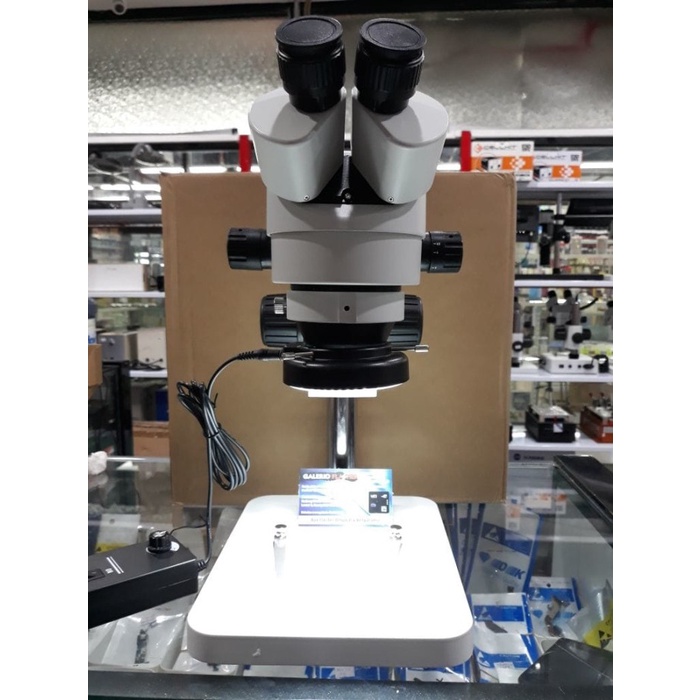 Jual MICROSCOPE STEREO GF02 + LAMPU LED | Shopee Indonesia