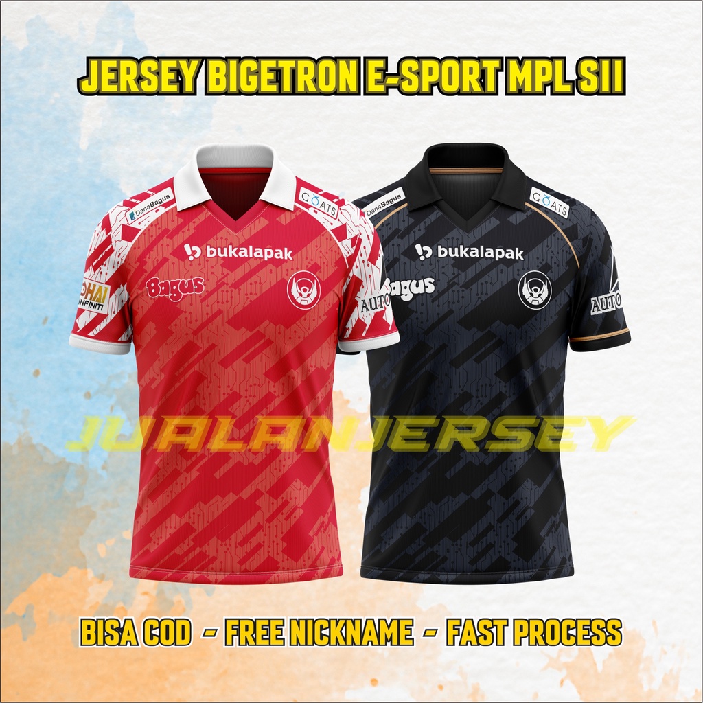 Jual JERSEY BTR BIGETRON 2023 FREE CUSTOM NICKNAME | Shopee Indonesia