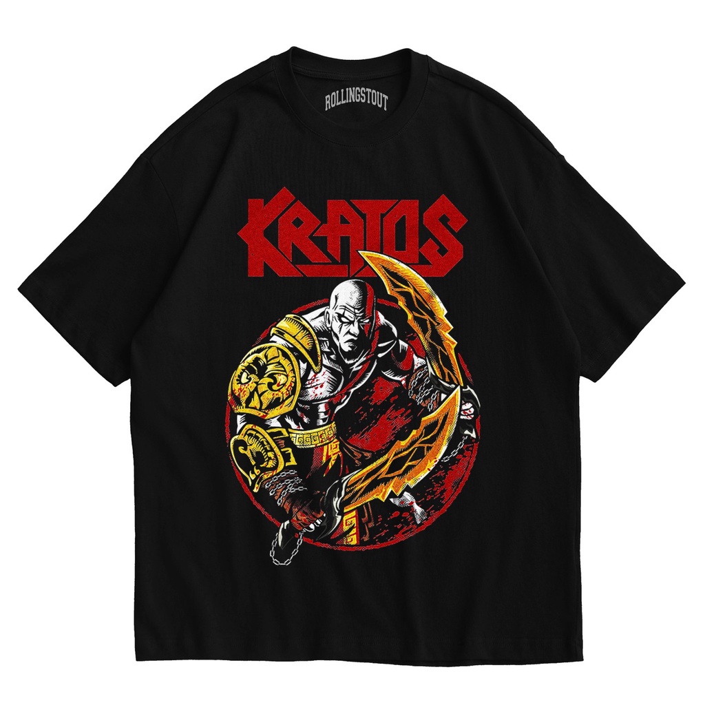 Jual T-SHIRT | KAOS OVERSIZE | KRATOS | ROLLINGSTOUT | VINTAGE 90s | BAJU MUSIK ROCK | Shopee ...