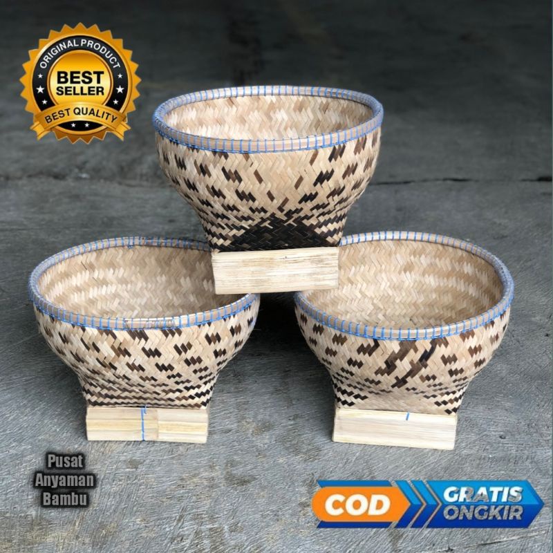 Jual Bakul Nasi Motif Kapasitas 4 Liter / Boboko Bambu | Shopee Indonesia