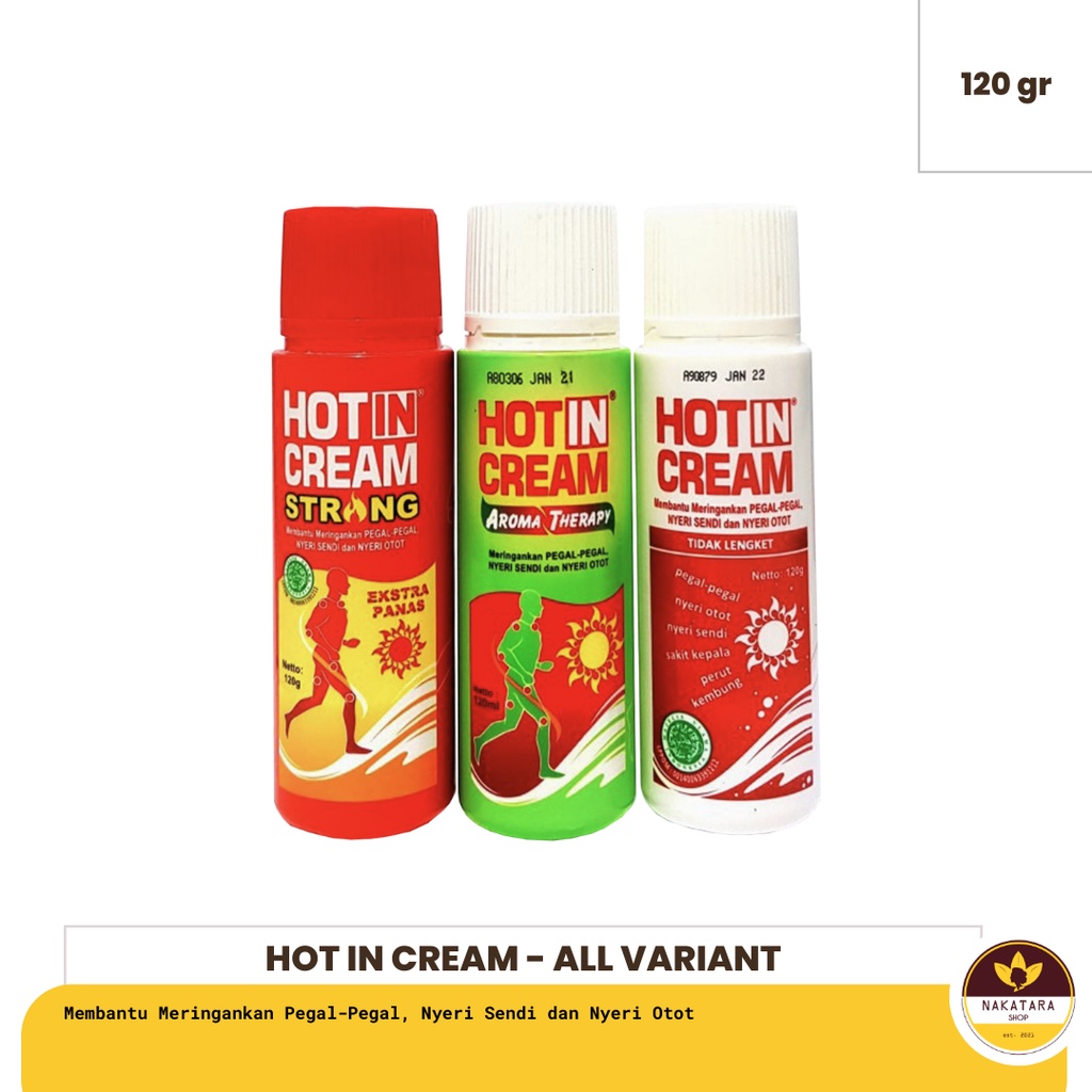 Jual HOT IN CREAM KEMASAN BOTOL UKURAN 120GRAM (BESAR) | Shopee Indonesia