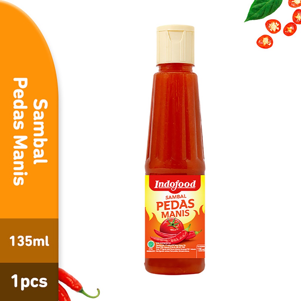 Jual Sambal Indofood Pedas Manis Pet 135 ML (PCS) | Shopee Indonesia