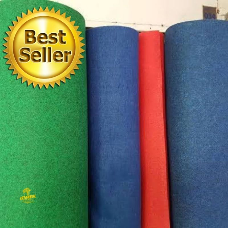 Jual karpet meteran polos bludru, karpet mushola/masjid, karpet dekor | Shopee Indonesia