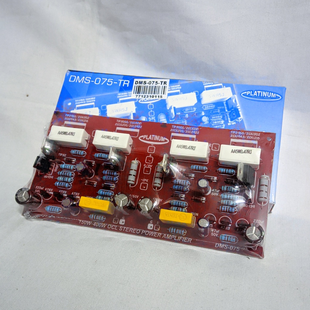 Jual Kit Power Amplifier OCL Stereo 150W-400W DMS-075 | Shopee Indonesia