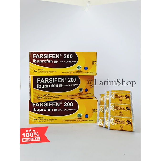 Jual FARSIFEN 200 MG TABLET (BOX) IFARS | Shopee Indonesia