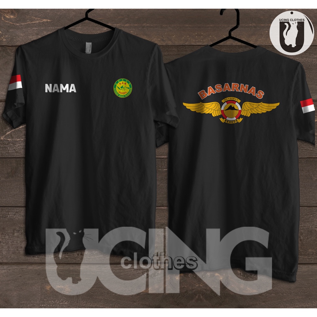 Jual Kaos Baju BASARNAS TIM SAR NASIONAL Gratis Nama Kaos Distro ...