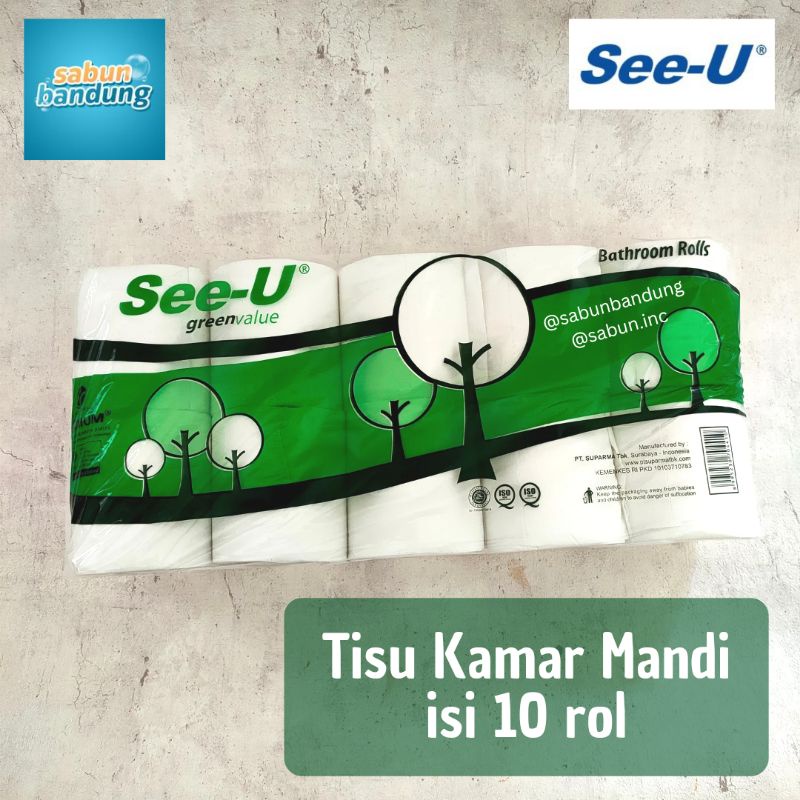 Jual Tisu Rol Tissue Bathroom SEE U Tisu Toilet Kamar Mandi | Shopee ...