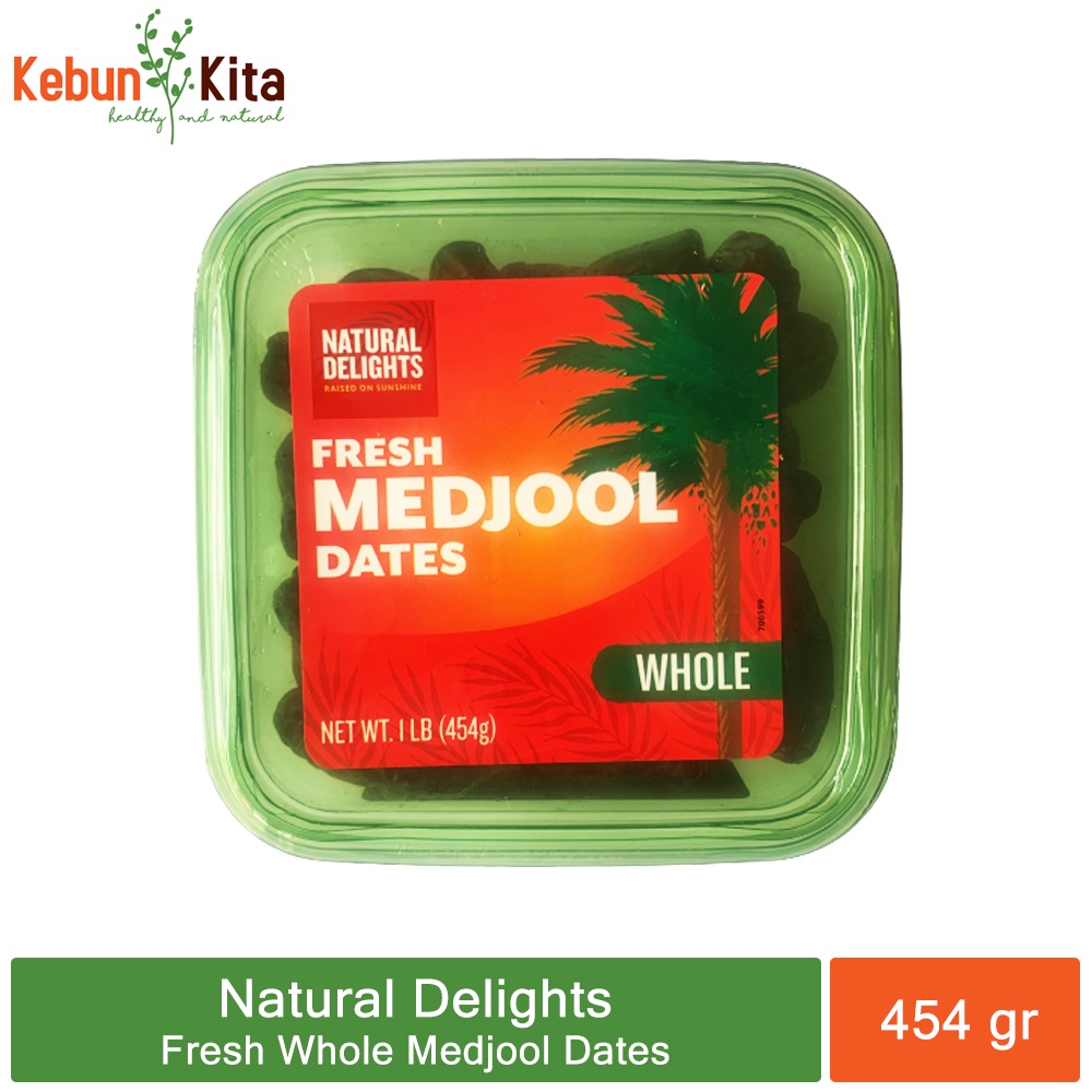 Jual Natural Delight Medjool Dates 454 Gr (Whole Medjool Dates ...