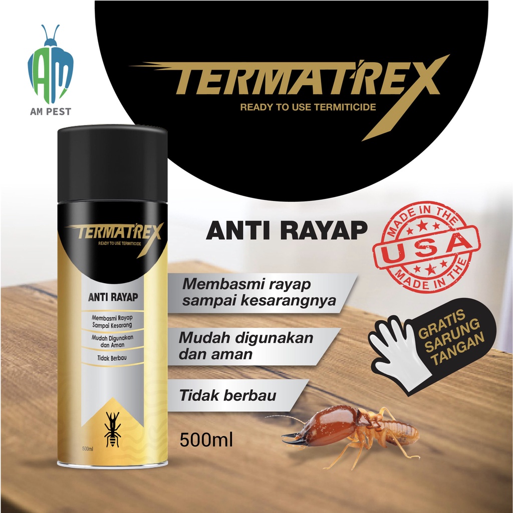 Jual Termatrex - Anti Rayap Aerosol - Basmi Rayap Ampuh - Kumbang - 500 ML | Shopee Indonesia