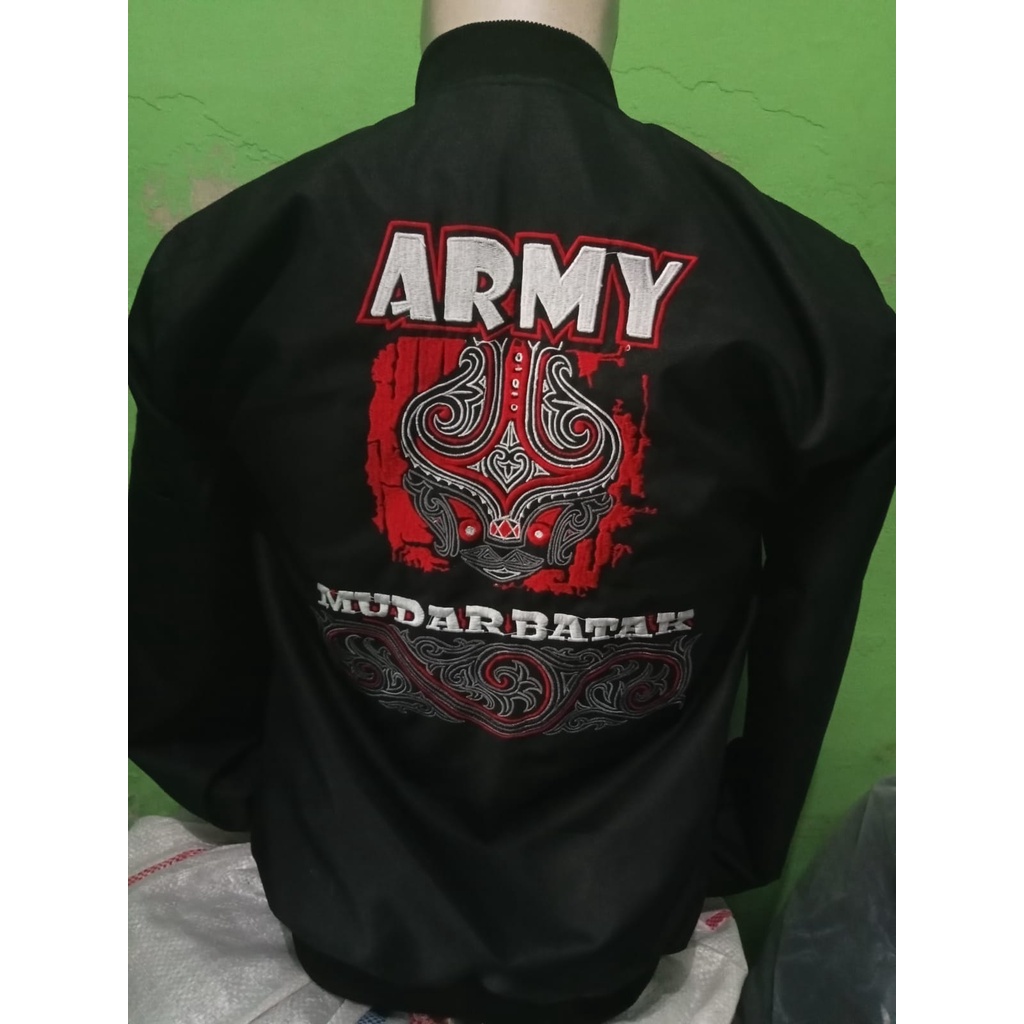 Jual jaket motor pria / jaket bomber bordir desain custom suka suka ...