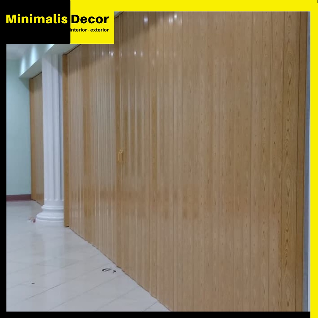 Jual pvc folding door - pintu lipat pvc partisi ruangan minimalis ...