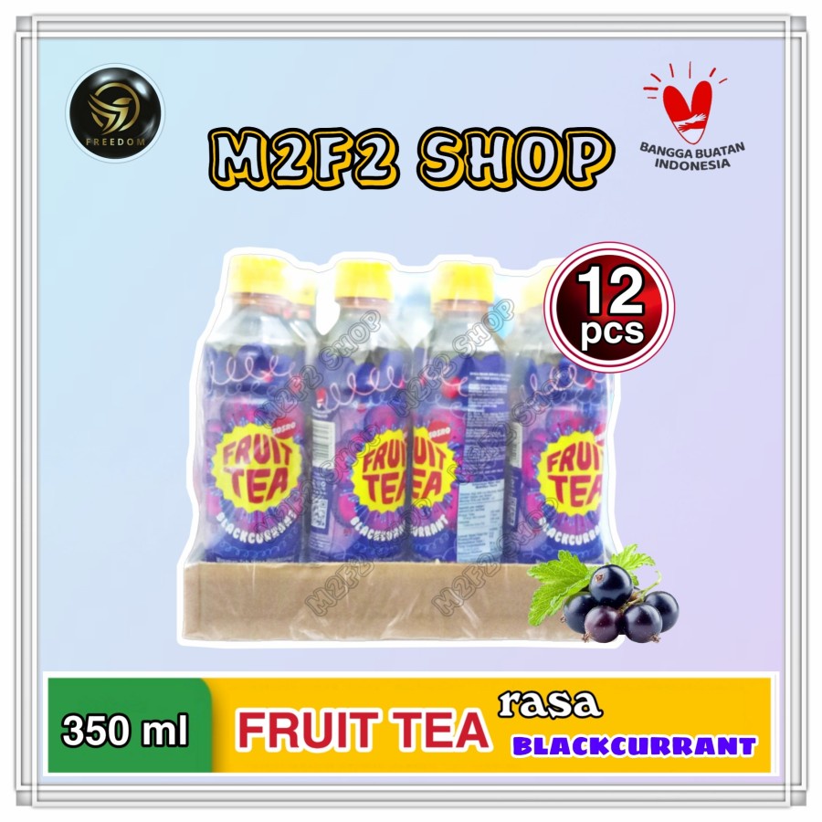 Jual Fruit Tea Blackcurrant Botol Pet - 350 ml (Kemasan Karton ...