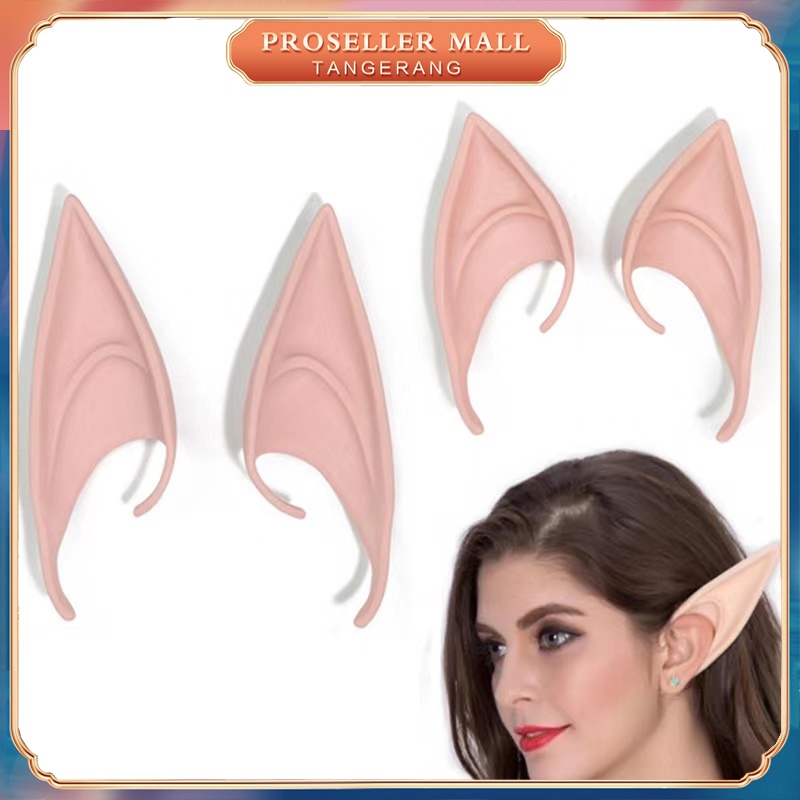 Jual Telinga Palsu / Elf Ear Kuping Palsu / Elf Ear Jepit / Cosplay ...